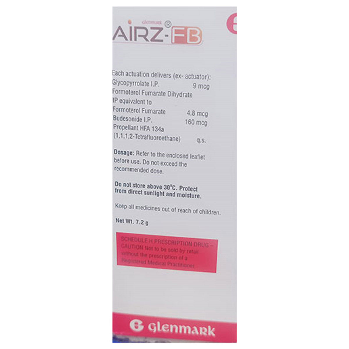 Airz-Fb Inhaler 7.2G 120 MDI | Uses, Side Effects, Price | Apollo Pharmacy