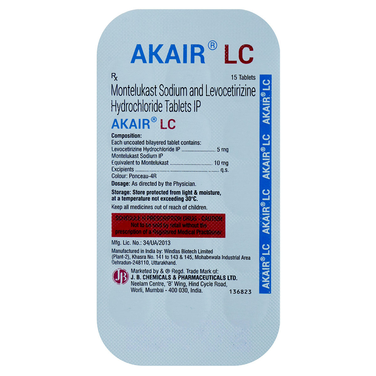 Akair LC Tablet | Uses, Side Effects, Price | Apollo Pharmacy