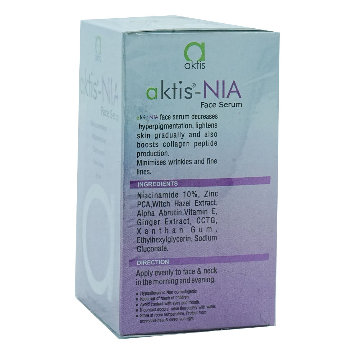 Aktis-Nia Face Serum | Uses, Side Effects, Price | Apollo Pharmacy