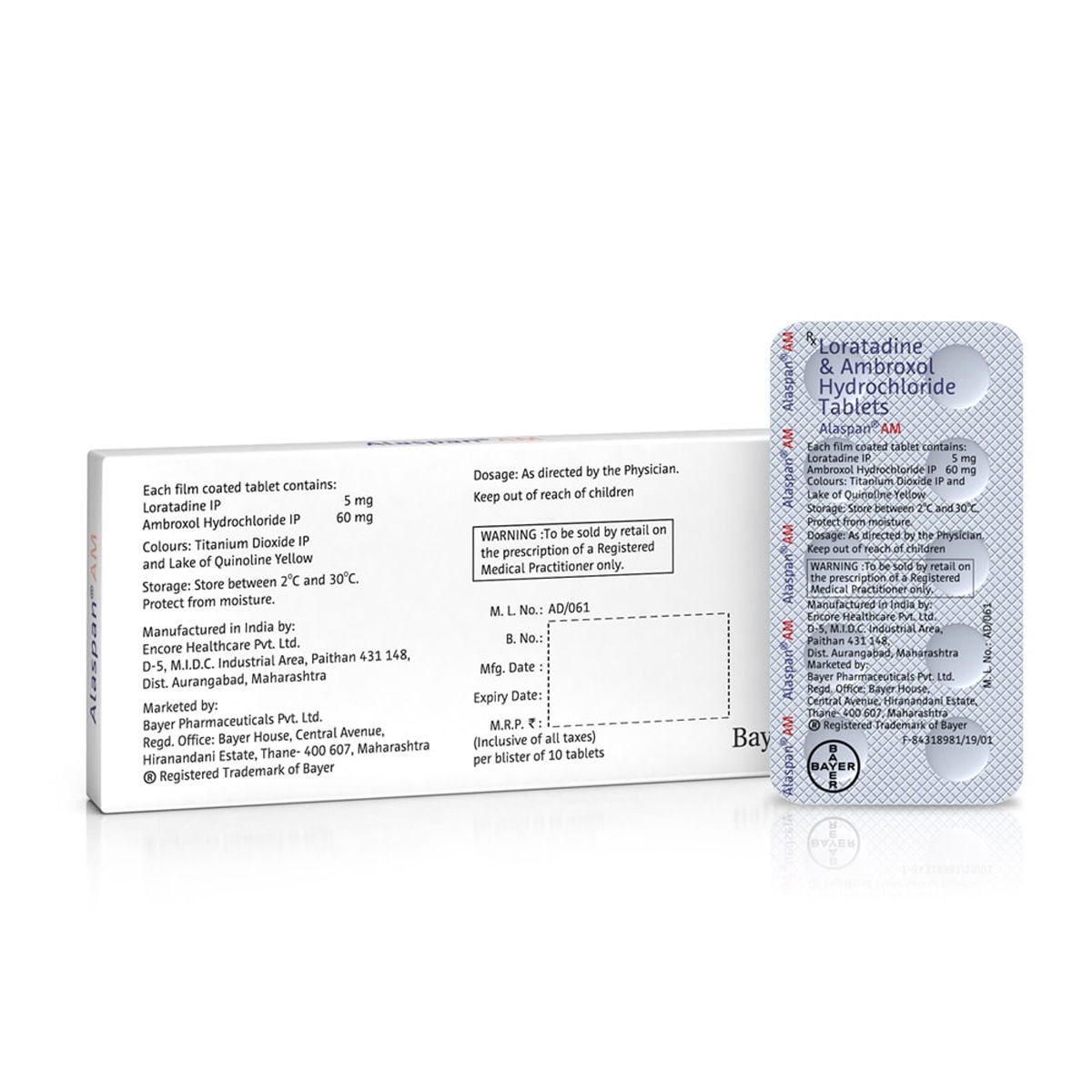 Alaspan AM Tablet | Uses, Side Effects, Price | Apollo Pharmacy