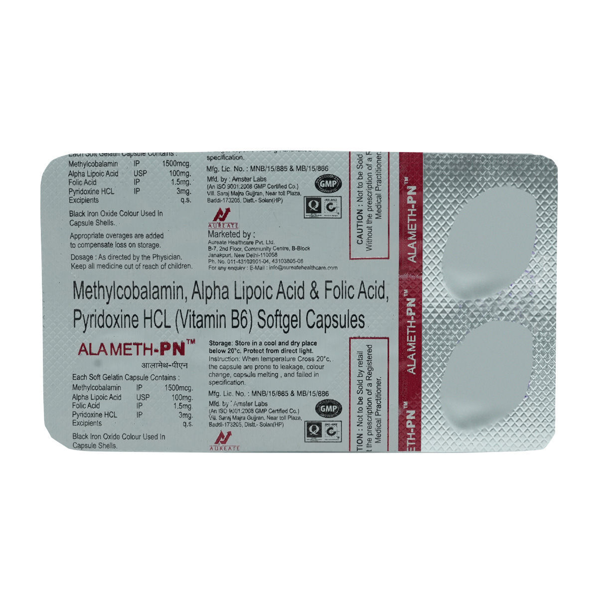 Alameth PN Softgel Capsule 10's Price, Uses, Side Effects, Composition ...