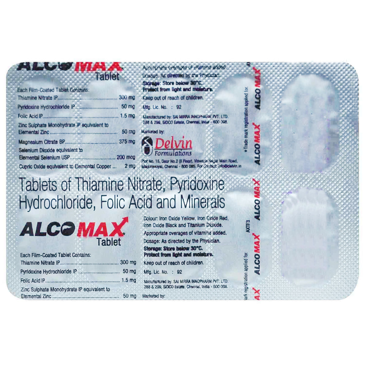 Alcomax Tablet 10's Price, Uses, Side Effects, Composition - Apollo ...