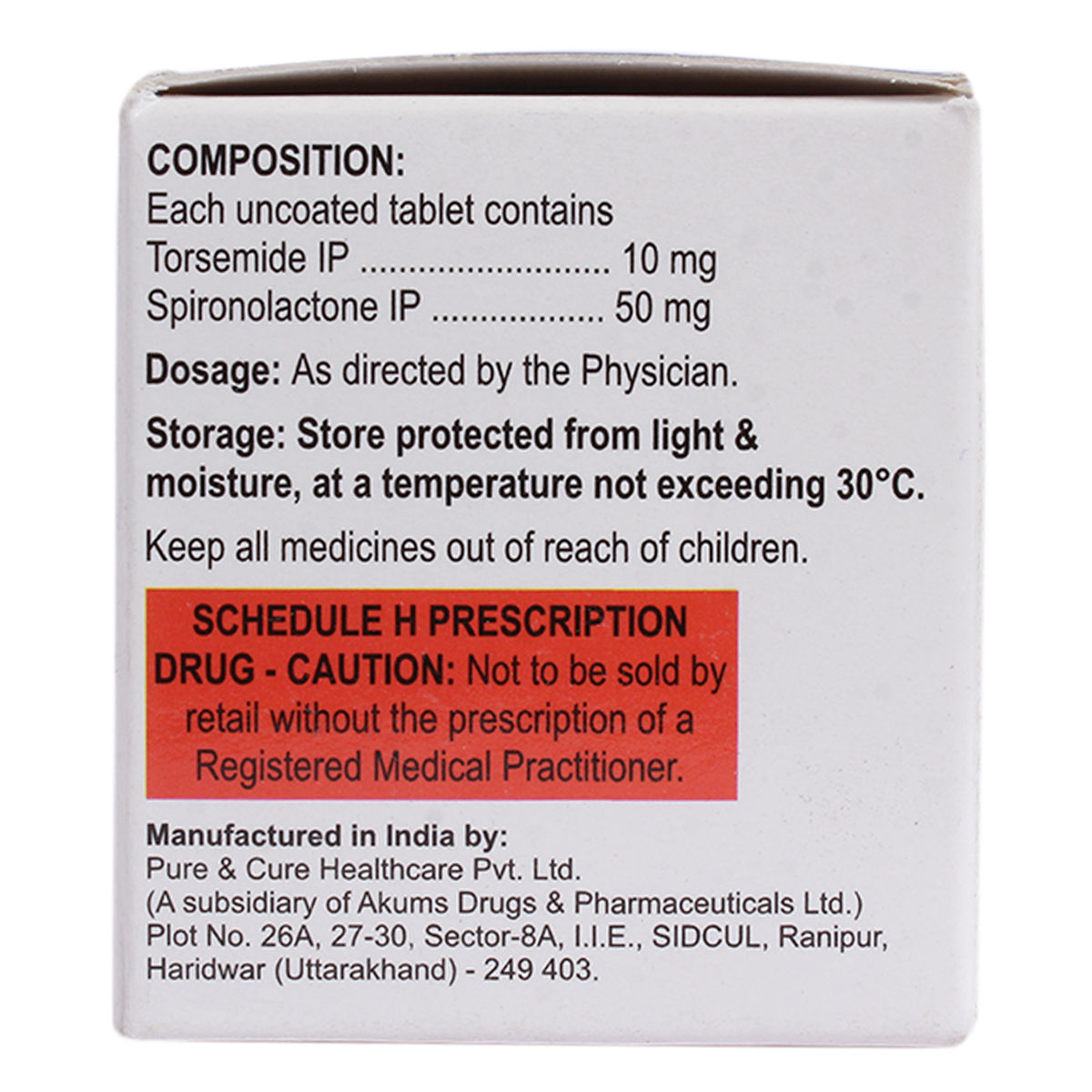 ALDACTONE T 10MG TABLETS 15'S Price, Uses, Side Effects, Composition ...