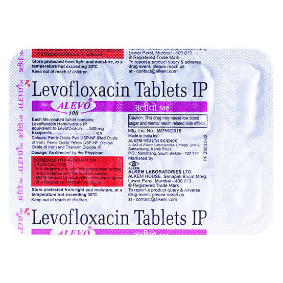 Alevo 500 Tablet | Uses, Side Effects, Price | Apollo Pharmacy