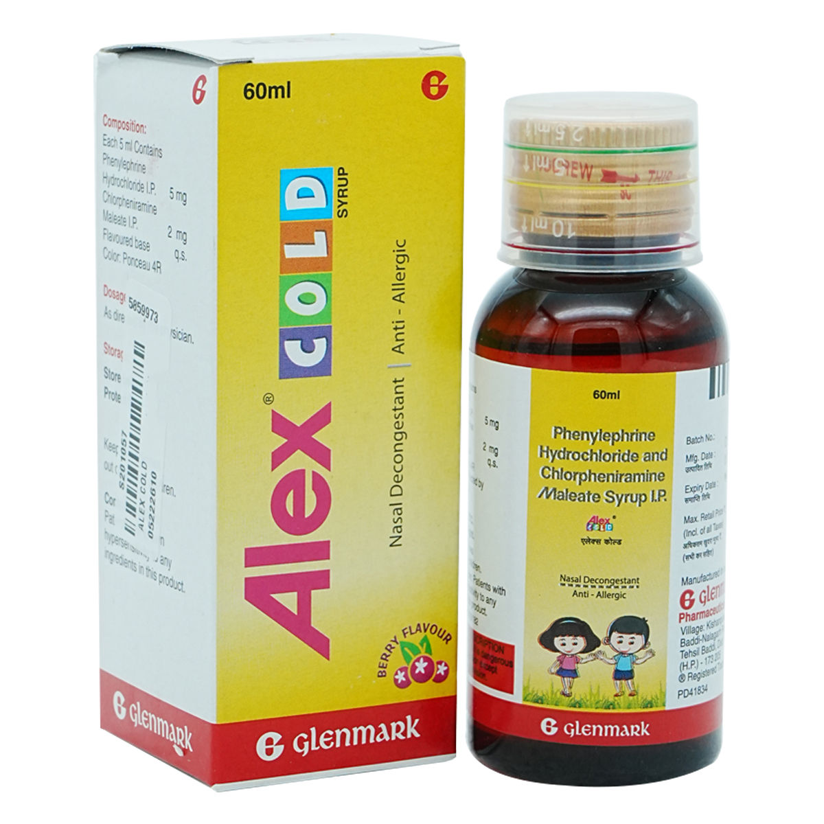 Alex Cold Berry Syrup 60 ml Price, Uses, Side Effects, Composition ...