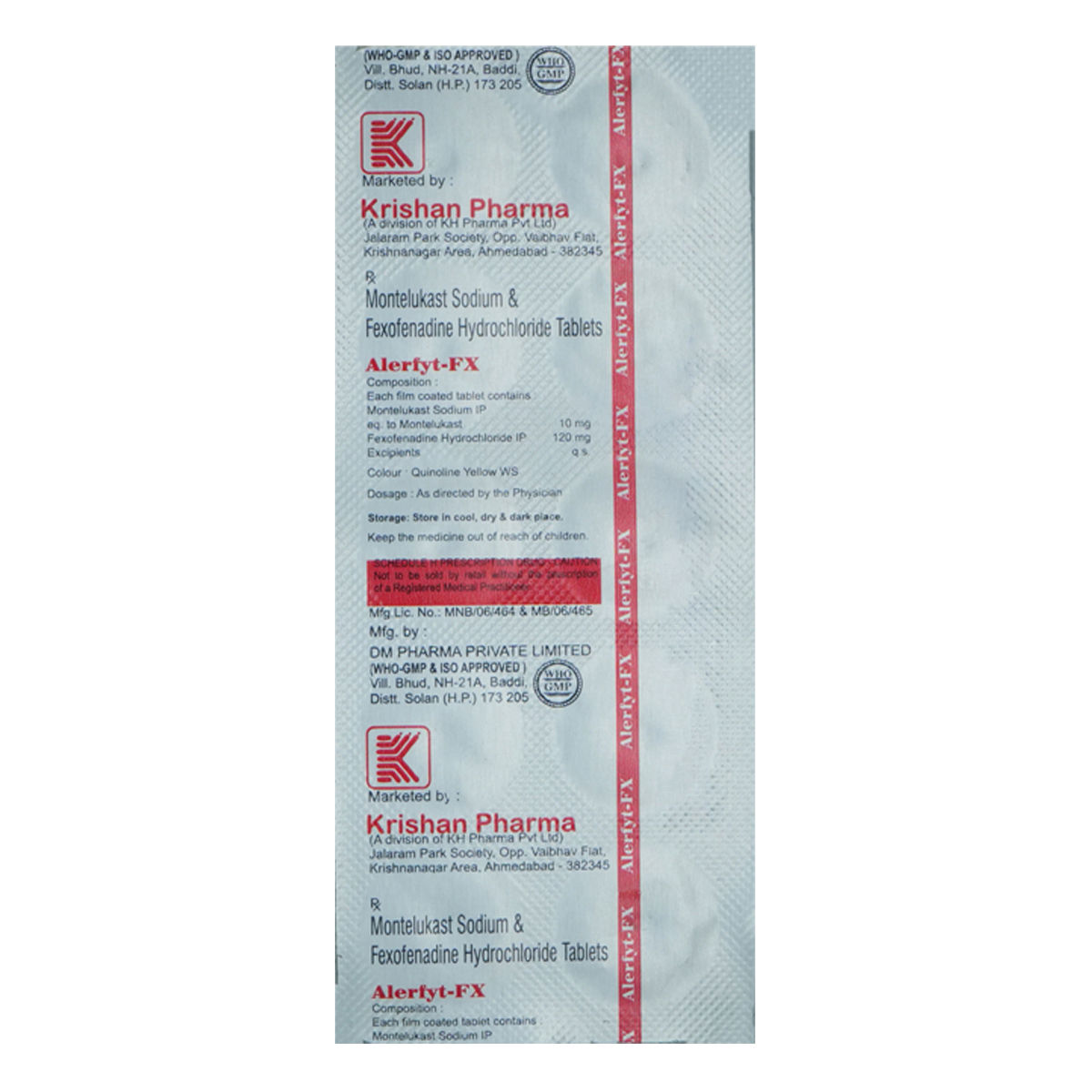 Alerfyt-FX Tablet | Uses, Side Effects, Price | Apollo Pharmacy