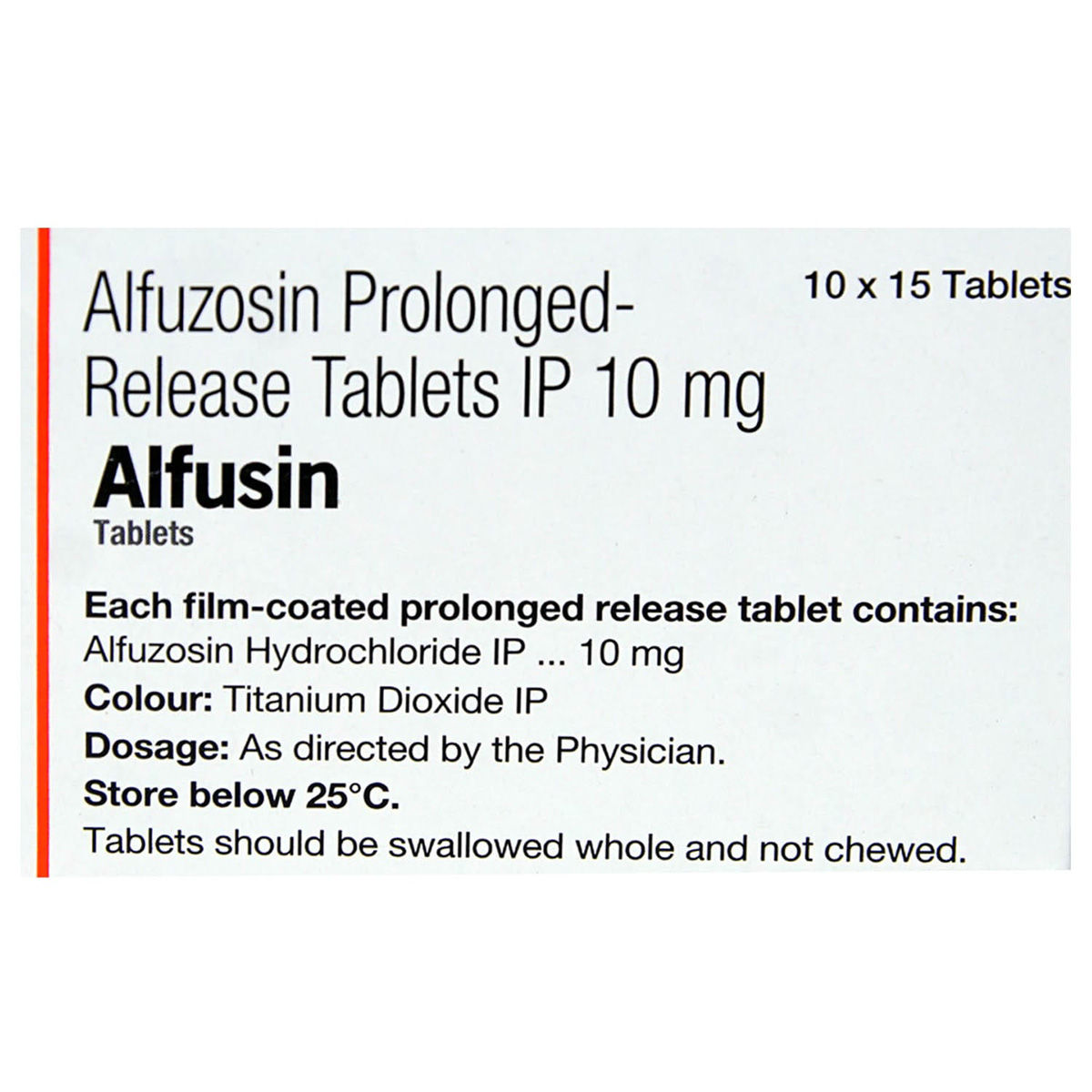Alfusin Tablet | Uses, Side Effects, Price | Apollo Pharmacy