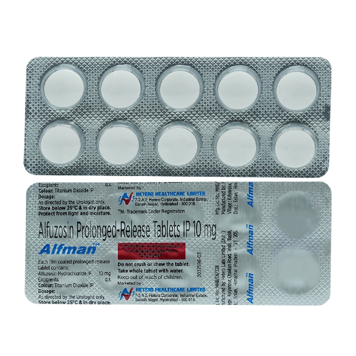Alfman 10 mg Tablet 10's Price, Uses, Side Effects, Composition ...