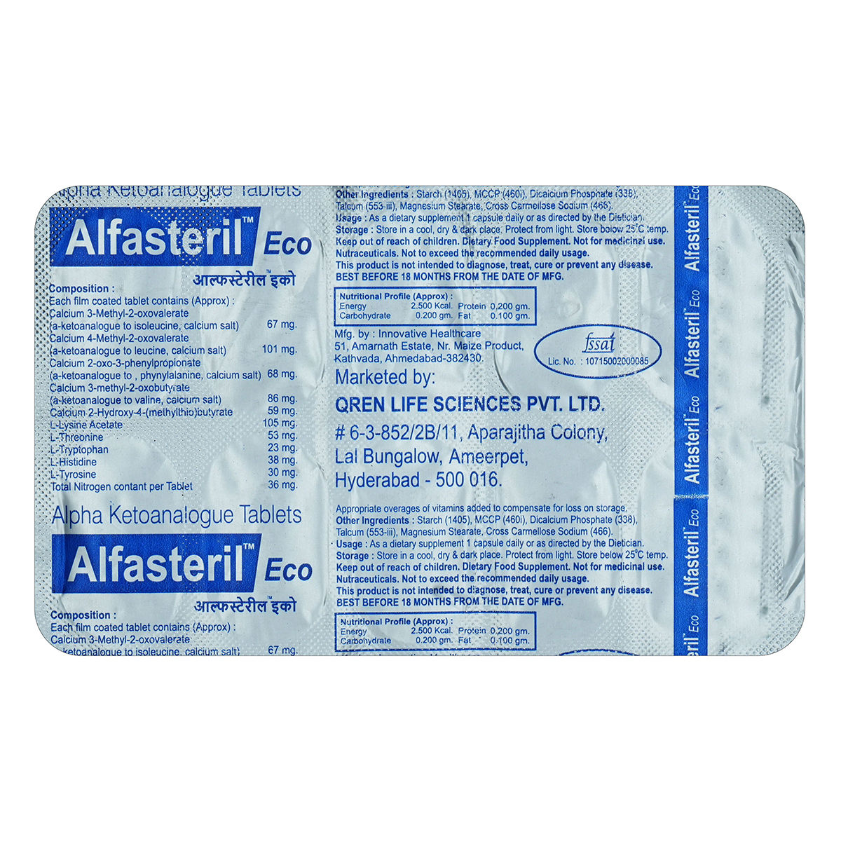 Alfasteril Eco Tablet | Uses, Side Effects, Price | Apollo Pharmacy