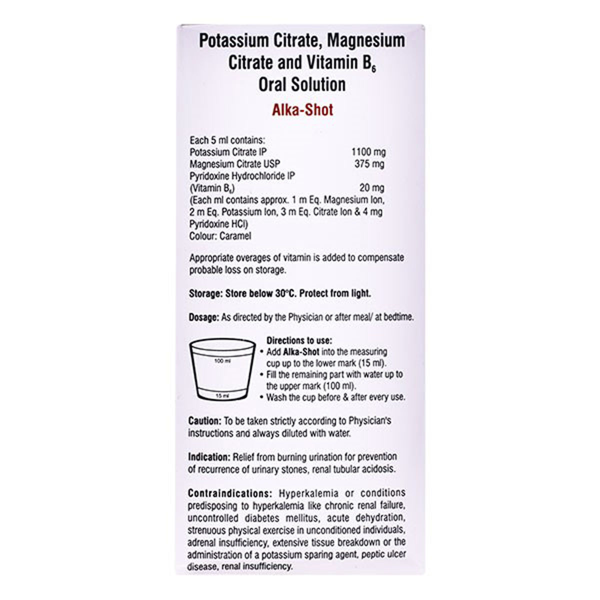 Alka-Shot 1100/375/20 Sugar Free Pineapple Oral Solution 200 ml Price ...