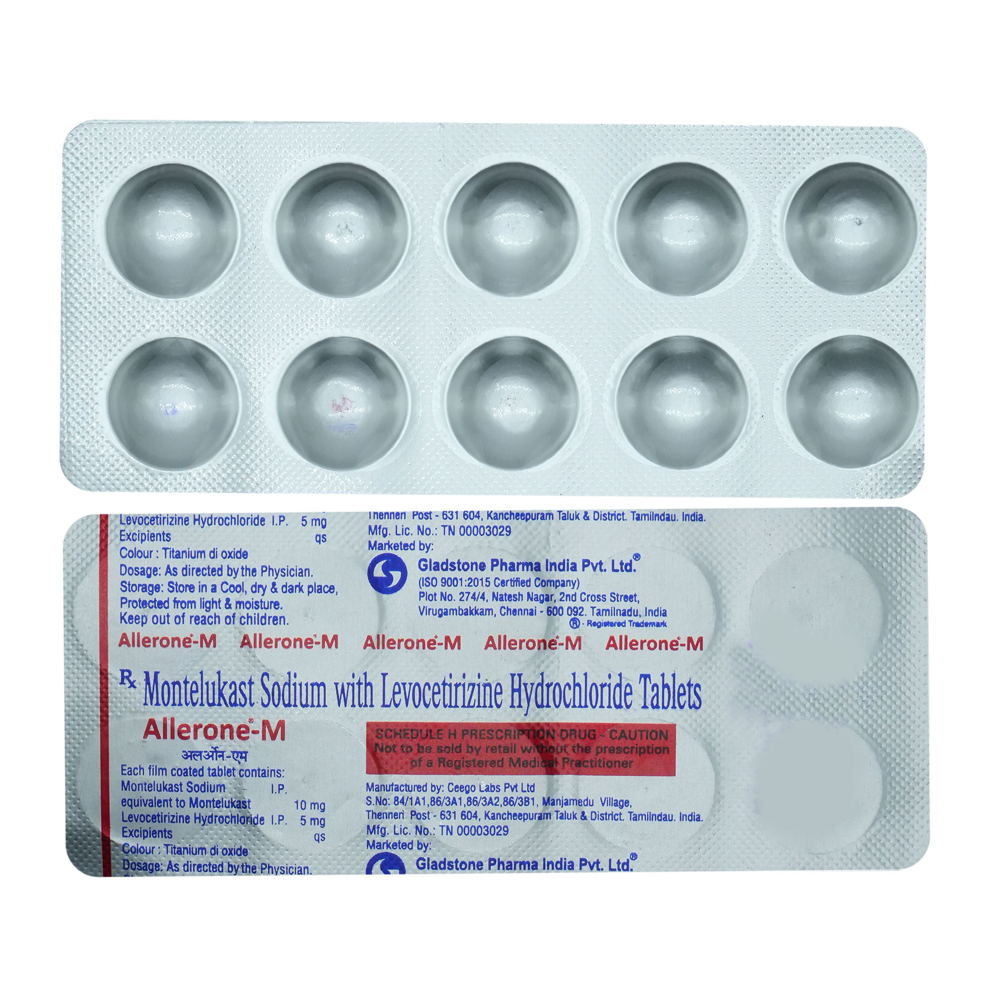 Allerone-M Tablet | Uses, Side Effects, Price | Apollo Pharmacy