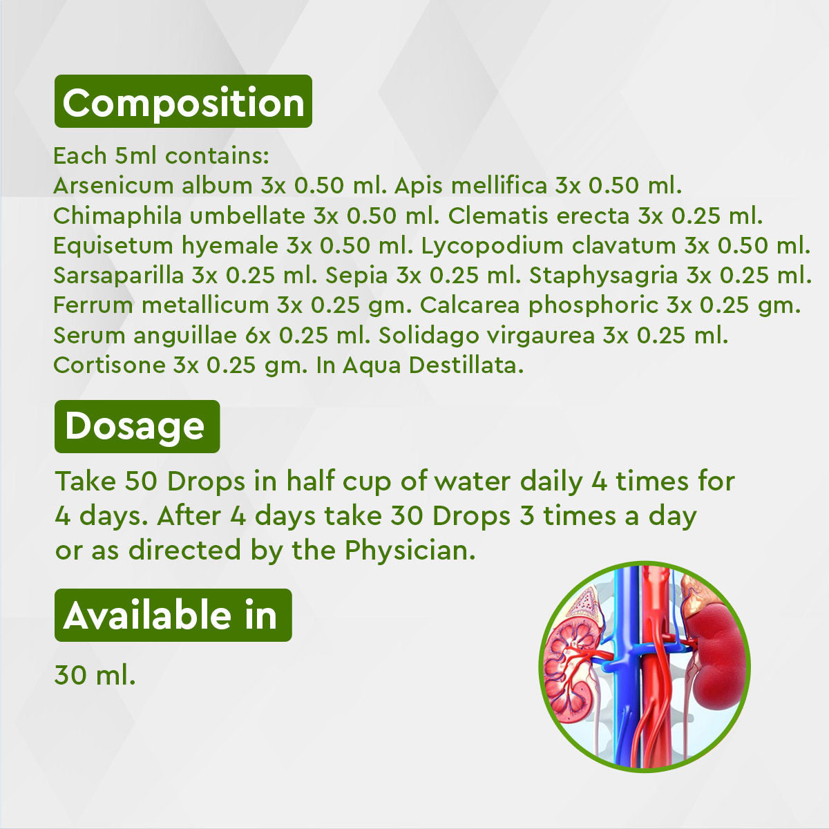 Buy Allen A87 Creatinine & Blood Urea Drops, 30 ml | 19 Minutes ...