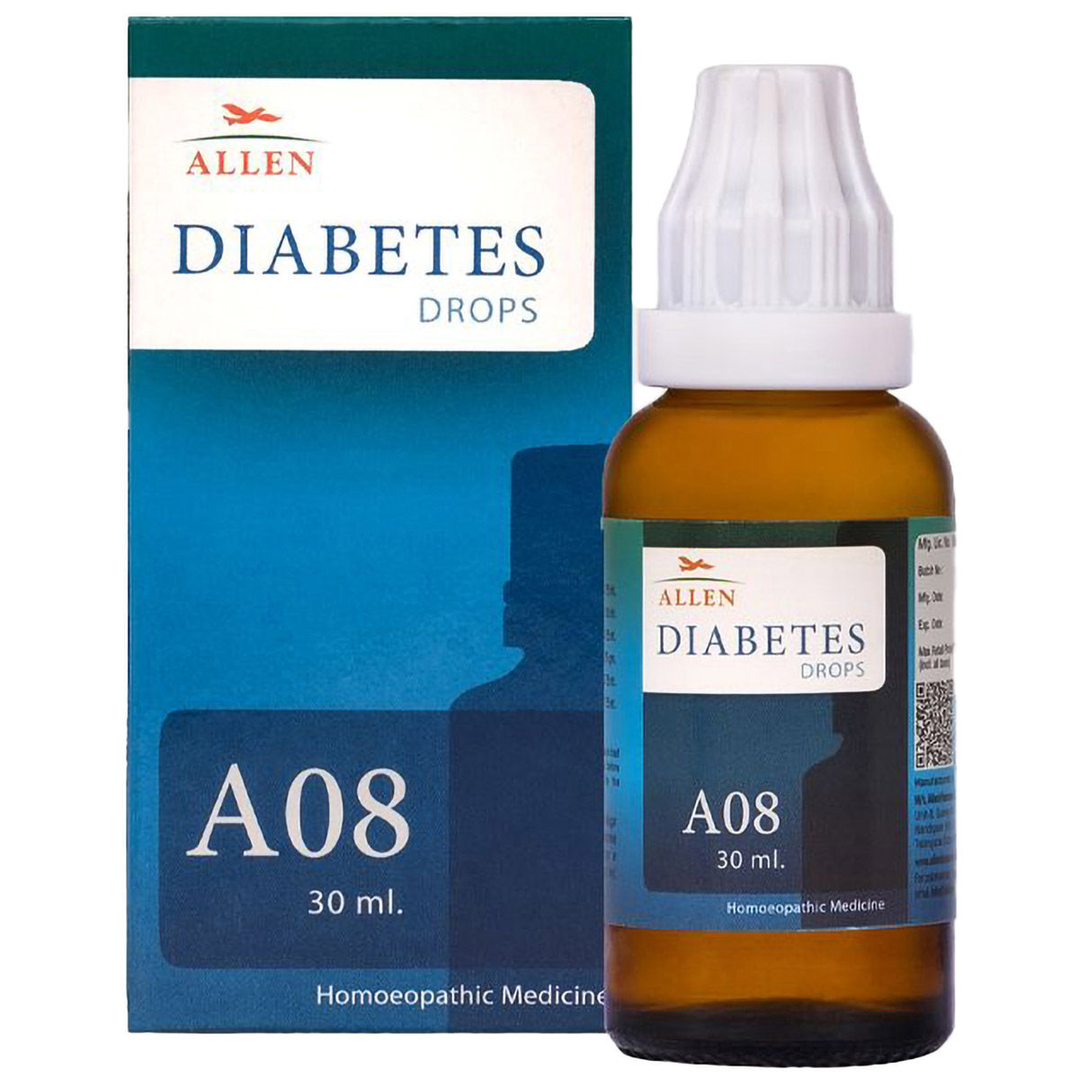 Buy Allen A08 Diabetes Drops, 30 ml | 19 Minutes Delivery | Apollo Pharmacy