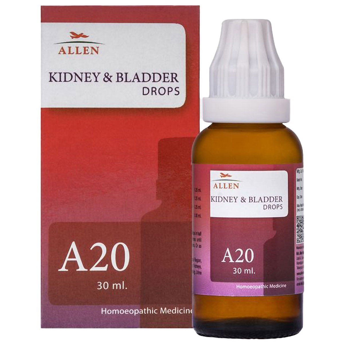 Buy Allen A20 Kidney & Bladder Drops, 30 ml | 19 Minutes Delivery ...