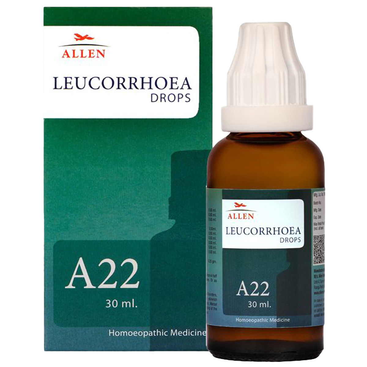 Buy Allen A22 Leucorrhoea Drops, 30 ml | 19 Minutes Delivery | Apollo ...