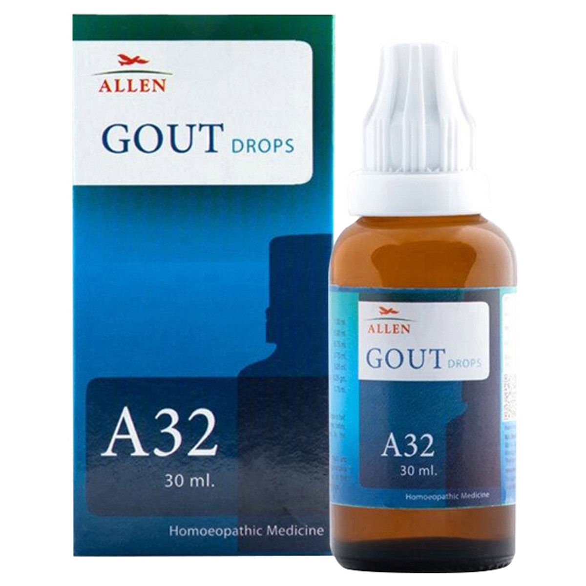 Buy Allen A32 Gout Drops, 30 ml | 19 Minutes Delivery | Apollo Pharmacy