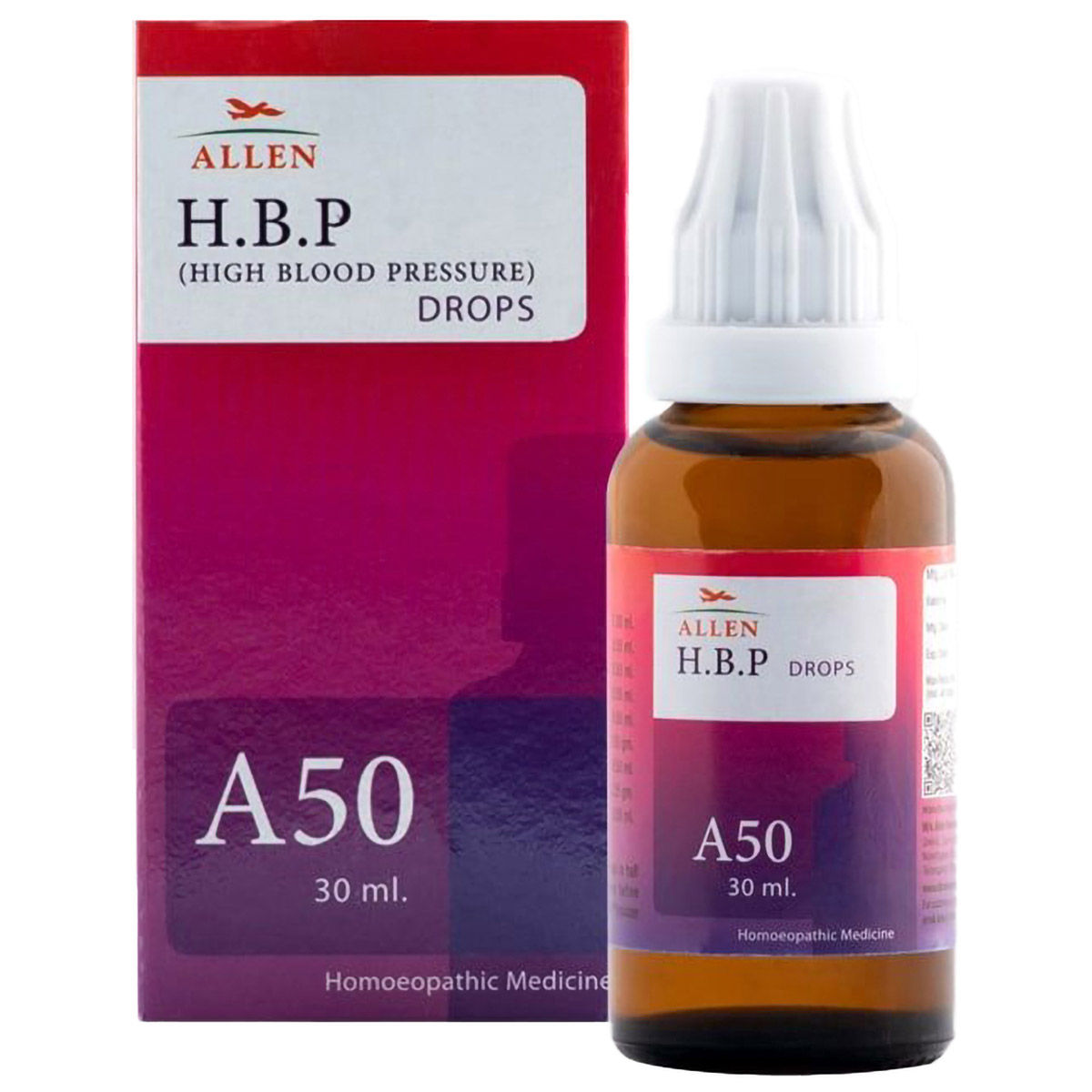 Buy Allen A50 H.B.P (High Blood Pressure) Drops, 30 ml | 19 Minutes ...