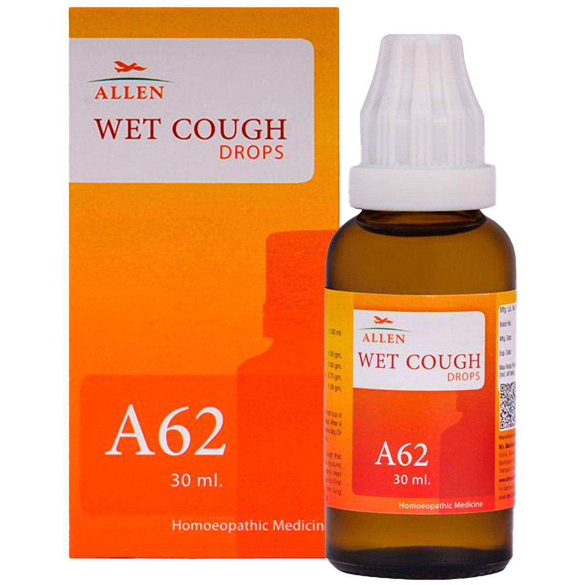 Buy Allen A62 Wet Cough Drops, 30 ml | 19 Minutes Delivery | Apollo ...
