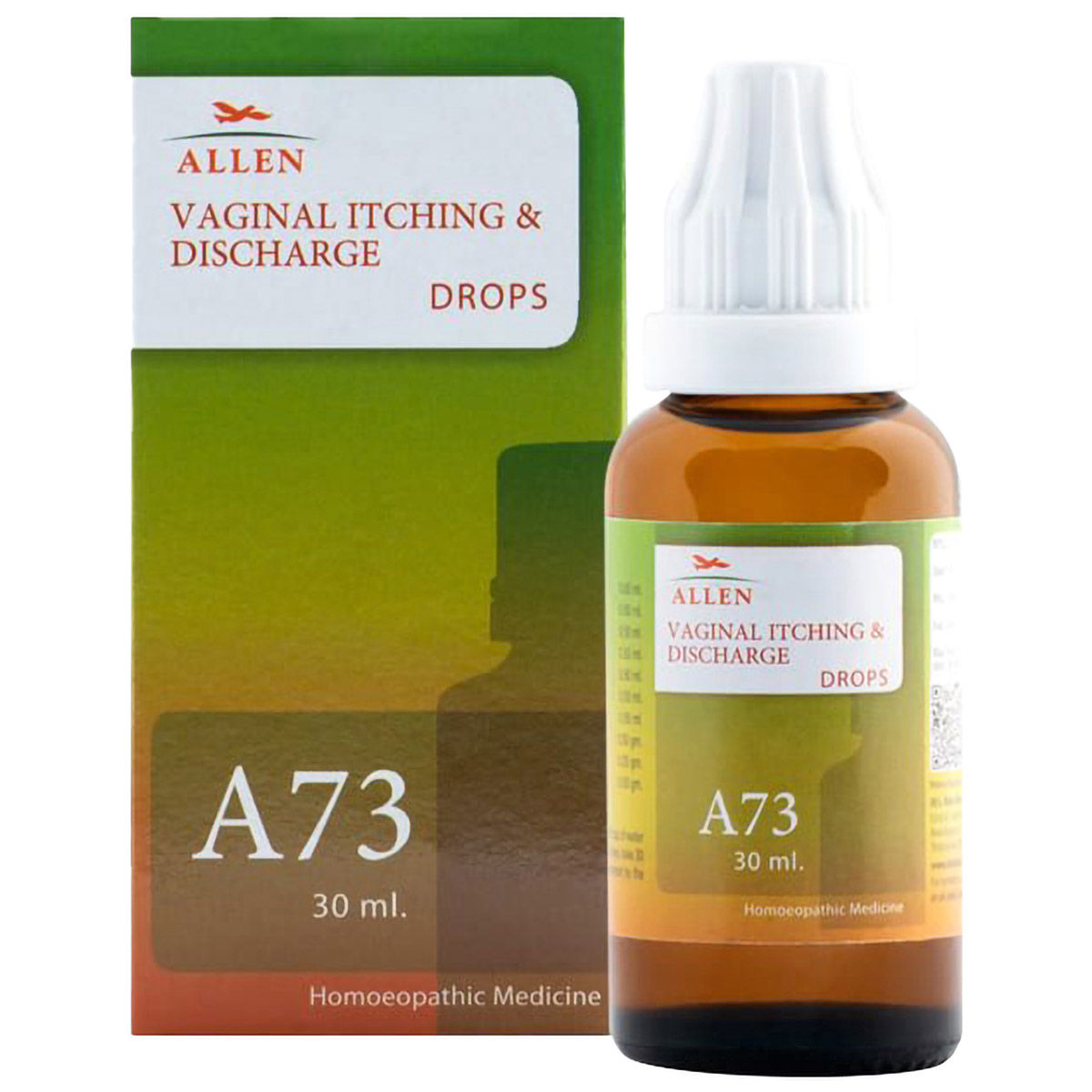 Buy Allen A73 Vaginal Itching & Discharge Drops, 30 ml | 19 Minutes ...