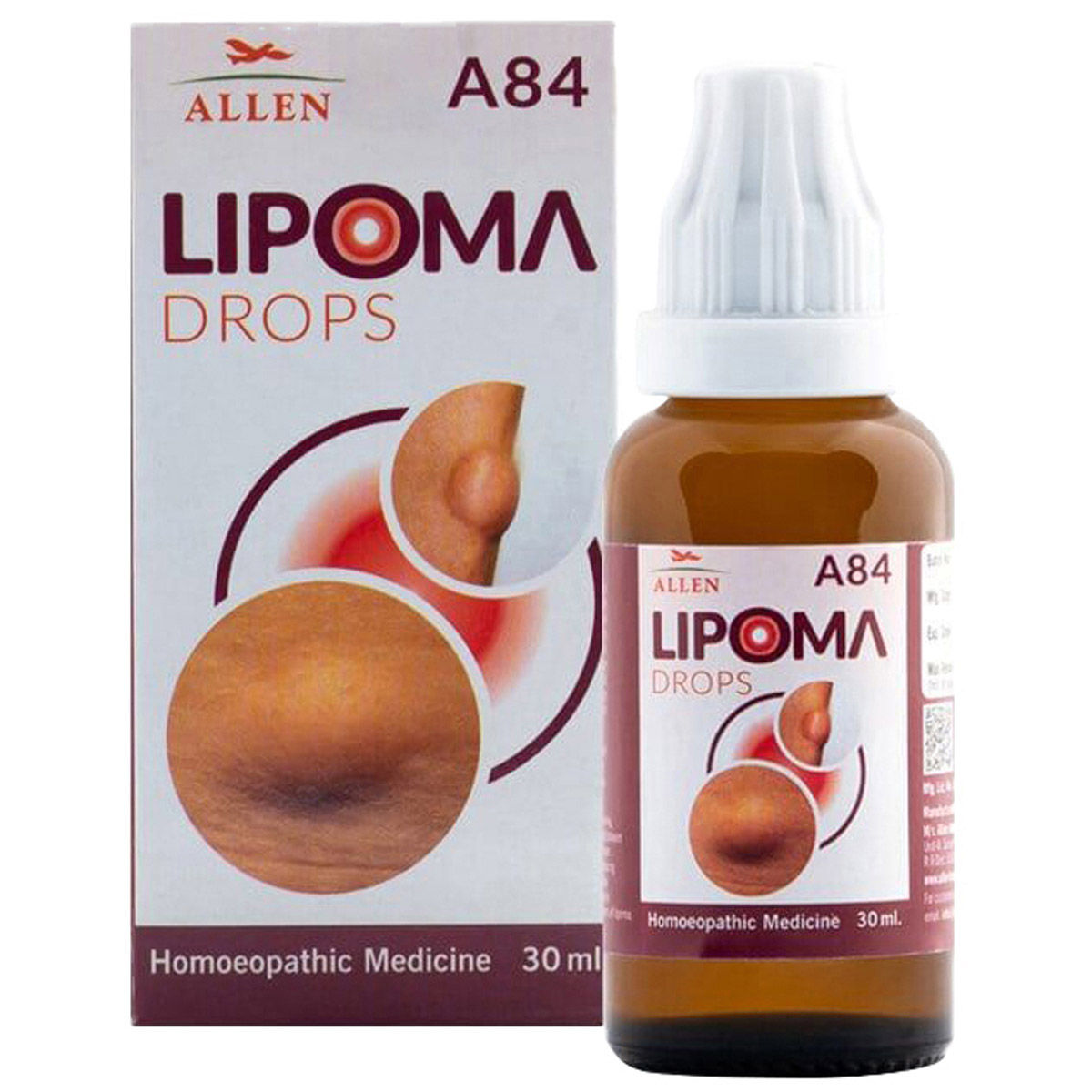Buy Allen A84 Lipoma Drops, 30 ml | 19 Minutes Delivery | Apollo Pharmacy