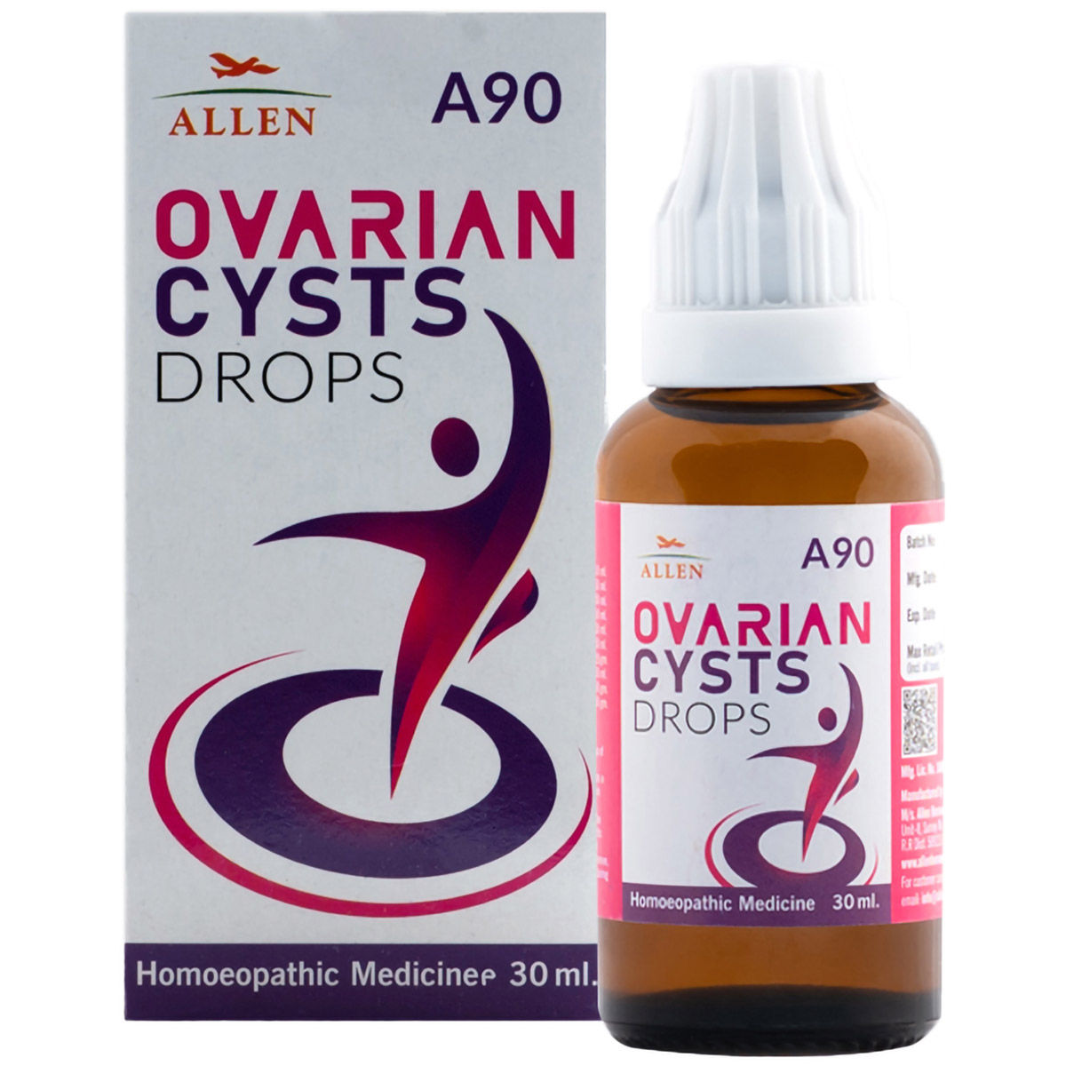 Buy Allen A90 Ovarian Cysts Drops, 30 ml | 19 Minutes Delivery | Apollo ...