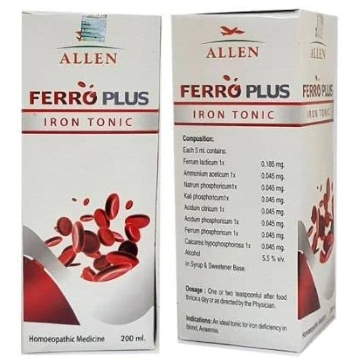 Buy Allen Ferro Plus Iron Tonic, 200 ml | 19 Minutes Delivery | Apollo ...