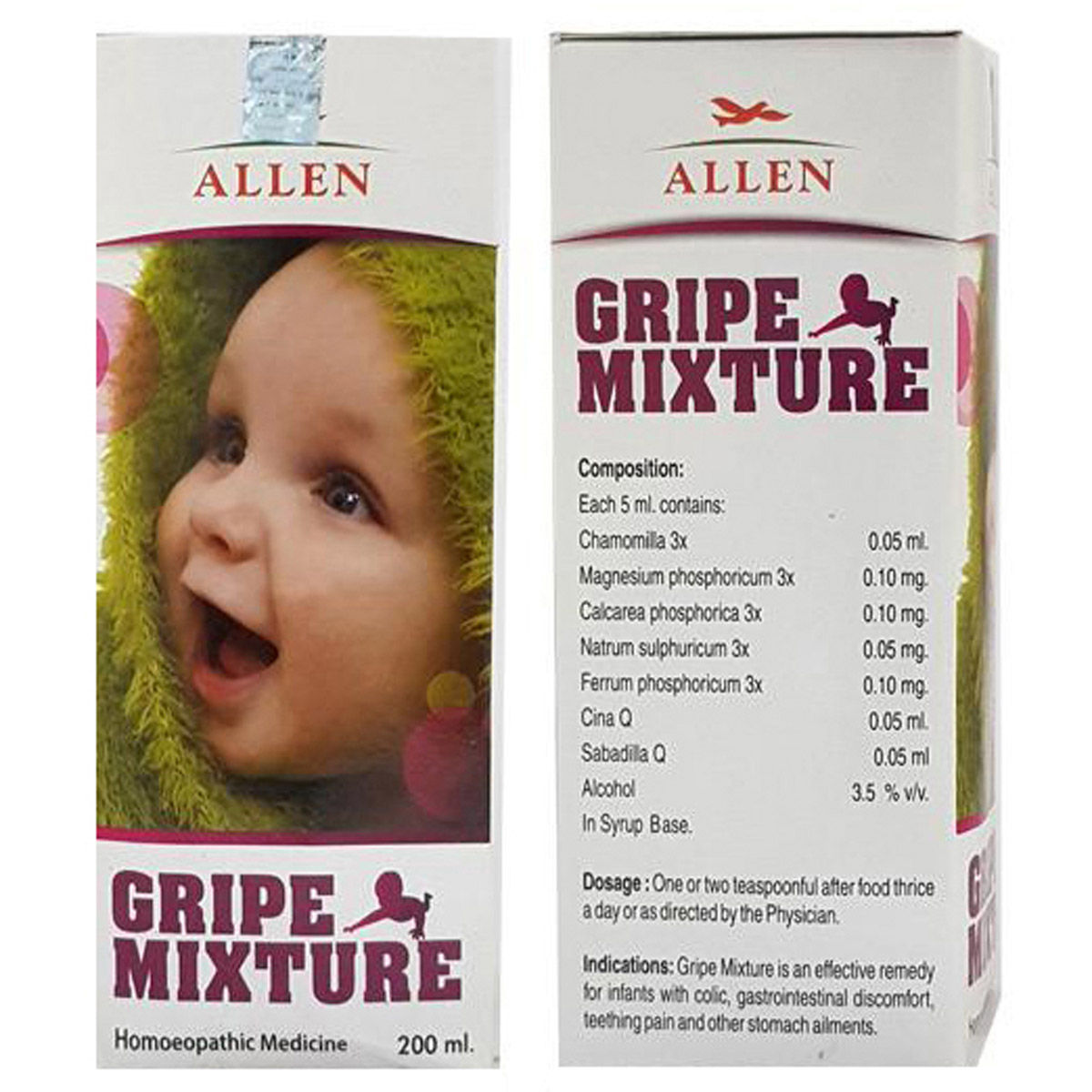 Buy Allen Gripe Mixture Tonic, 200 ml | 19 Minutes Delivery | Apollo ...