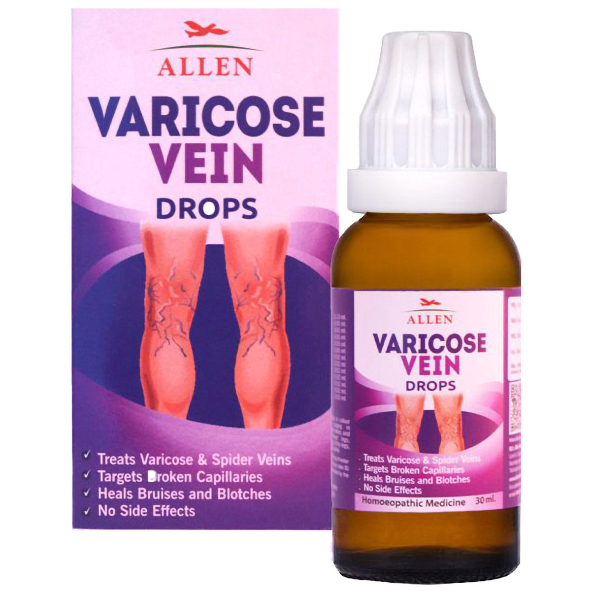 Buy Allen Varicose Vein Drops, 30 ml | 19 Minutes Delivery | Apollo ...