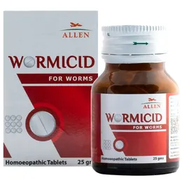 Buy Allen Wormicid for Worms Tablets, 25 gm | 19 Minutes Delivery ...