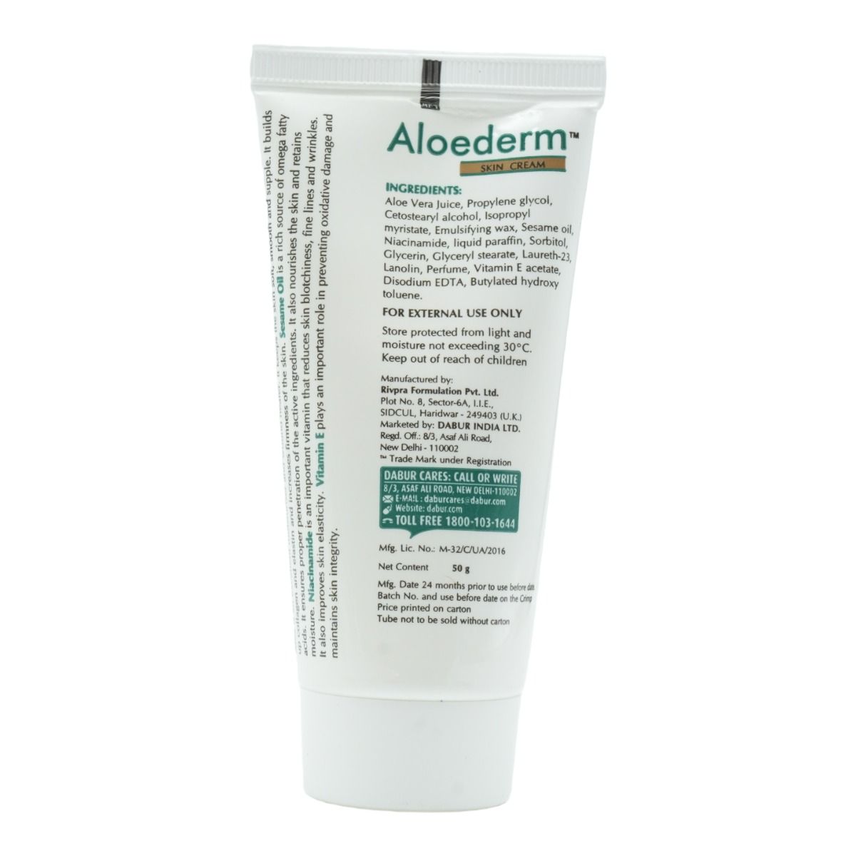 Aloederm Skin Cream | Uses, Side Effects, Price | Apollo Pharmacy