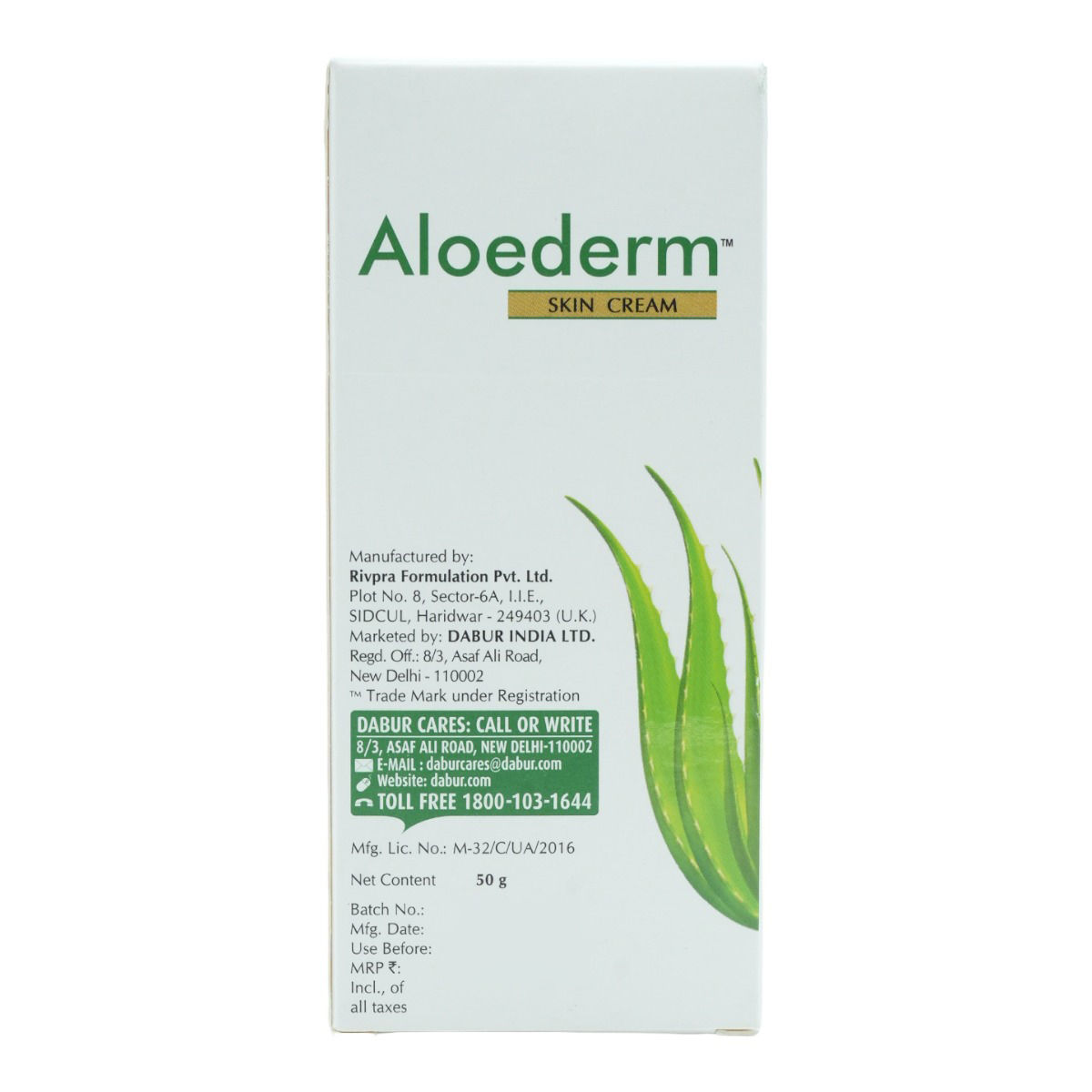 Aloederm Skin Cream | Uses, Side Effects, Price | Apollo Pharmacy
