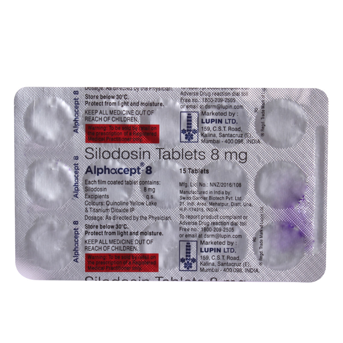 Alphacept-8 Tablet 15's Price, Uses, Side Effects, Composition - Apollo ...