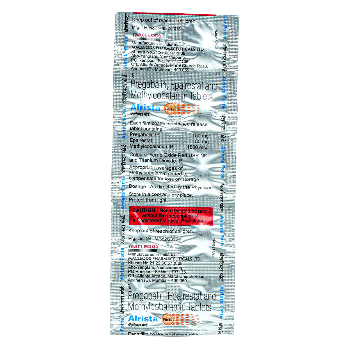 ALRISTA FORTE TABLET Price, Uses, Side Effects, Composition - Apollo ...