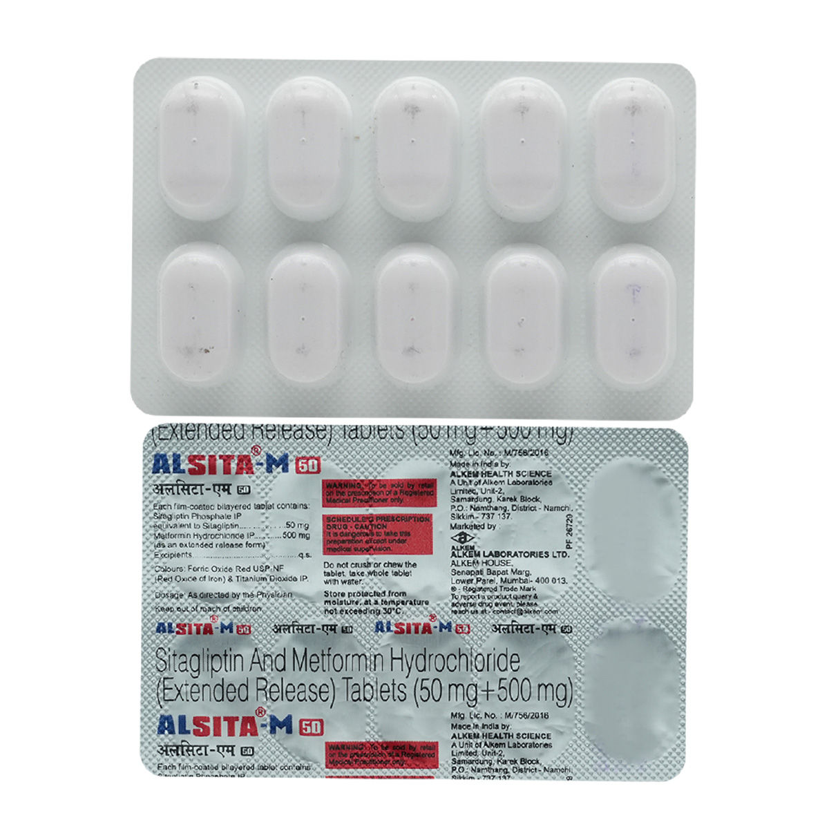 Alsita-M 50 Tablet 10's Price, Uses, Side Effects, Composition - Apollo ...