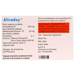 Altraday Capsule | Uses, Side Effects, Price | Apollo Pharmacy