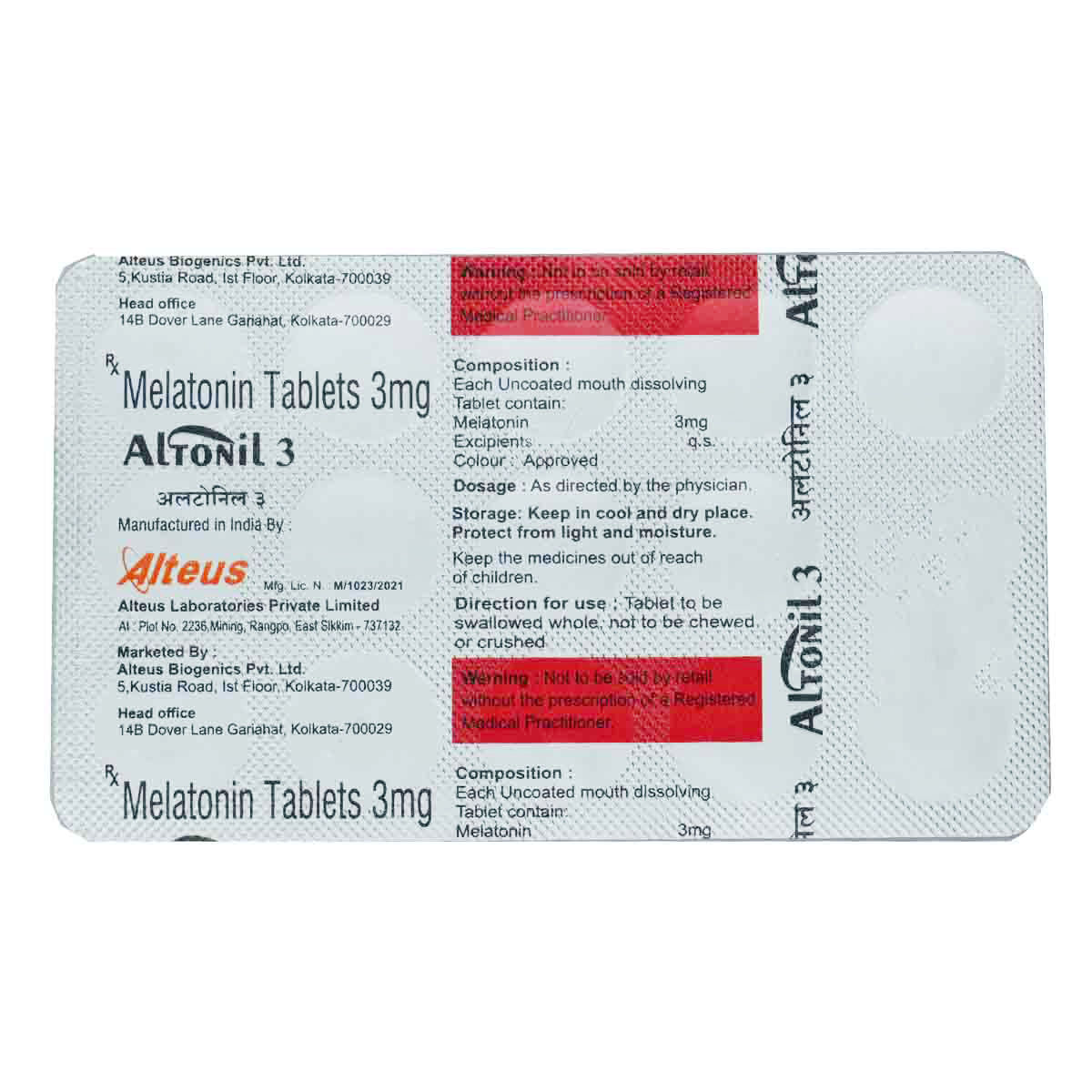 Altonil Tablet 10's Price, Uses, Side Effects, Composition - Apollo ...