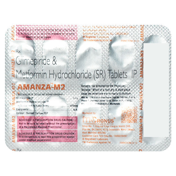Amanza-M2 Tablet | Uses, Side Effects, Price | Apollo Pharmacy