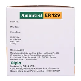 Amantrel ER 129 Tablet | Uses, Side Effects, Price | Apollo Pharmacy