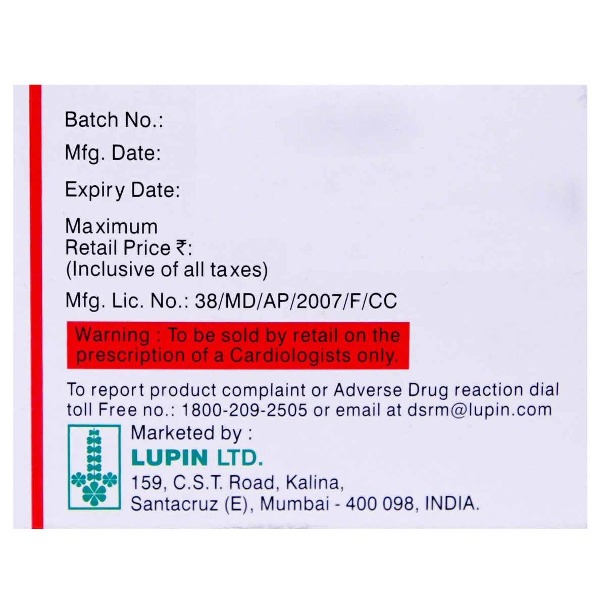 Ambrican 5 Tablet | Uses, Side Effects, Price | Apollo Pharmacy