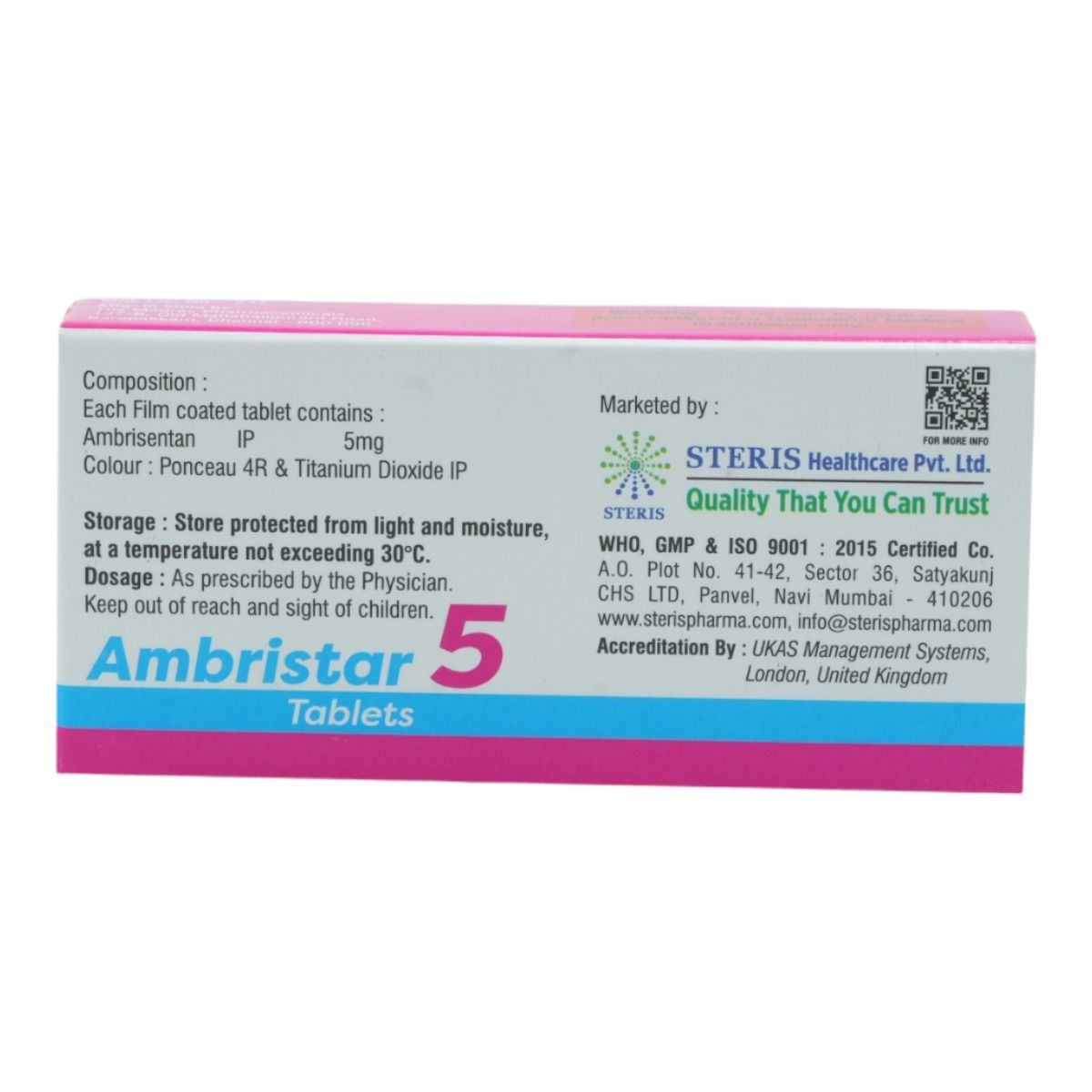 Ambristar 5 Tablet | Uses, Side Effects, Price | Apollo Pharmacy
