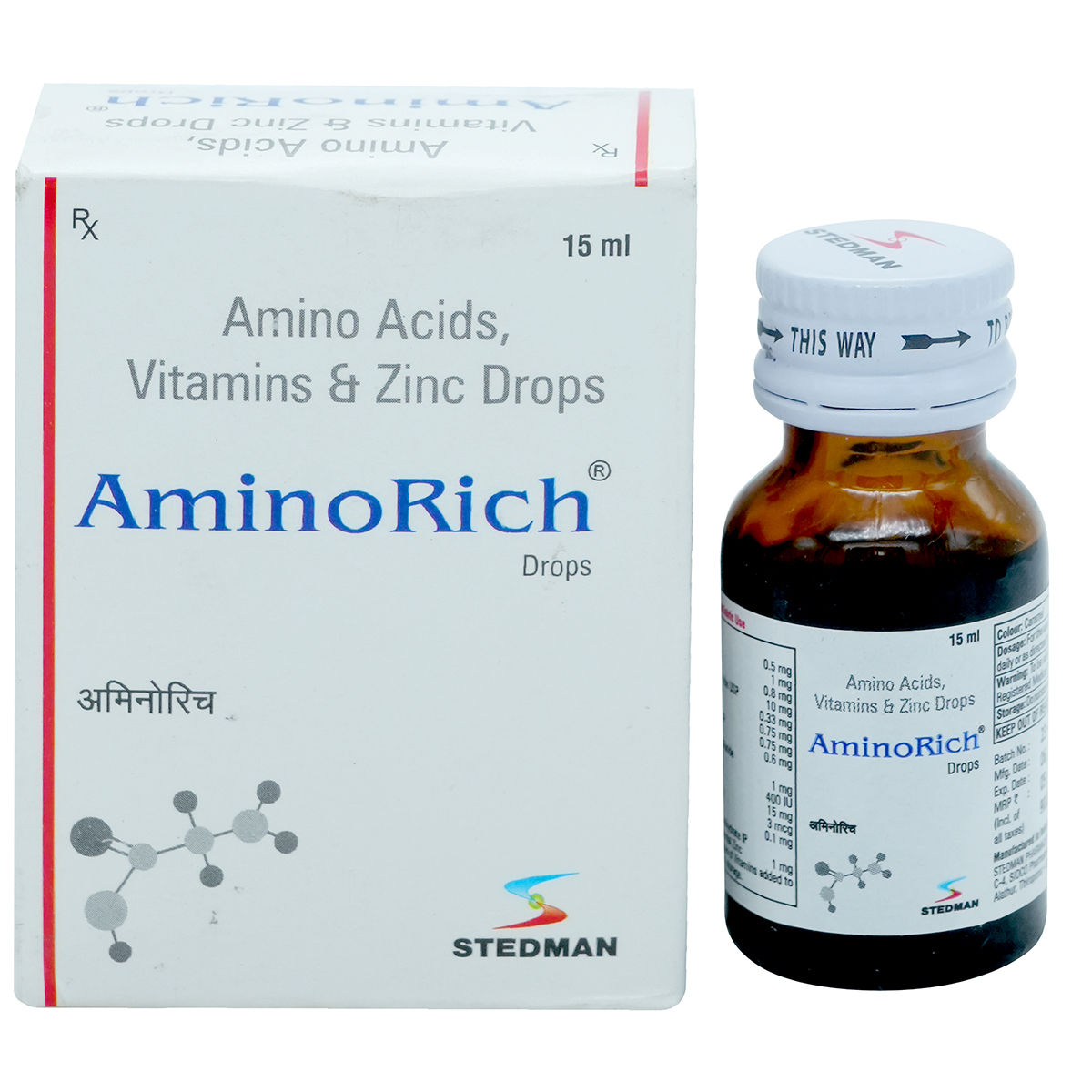 Aminorich Drops | Uses, Side Effects, Price | Apollo Pharmacy
