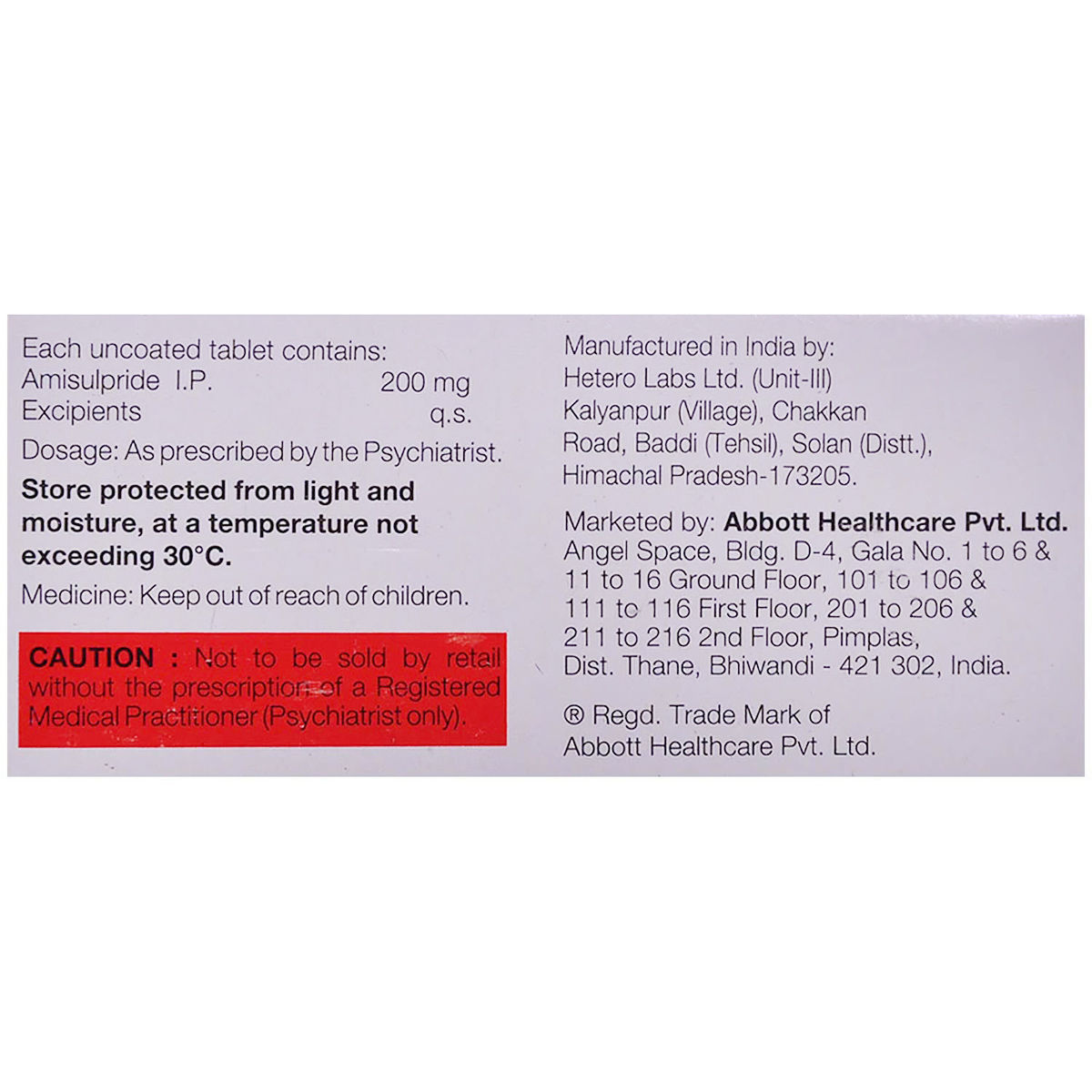 Amisant 200 Tablet 10's Price, Uses, Side Effects, Composition - Apollo ...