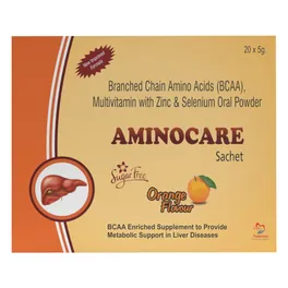Buy Aminocare Sugar Free Orange Powder 5 gm | 19 Minutes Delivery ...