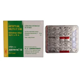 Amitryn 10 Tablet | Uses, Side Effects, Price | Apollo Pharmacy