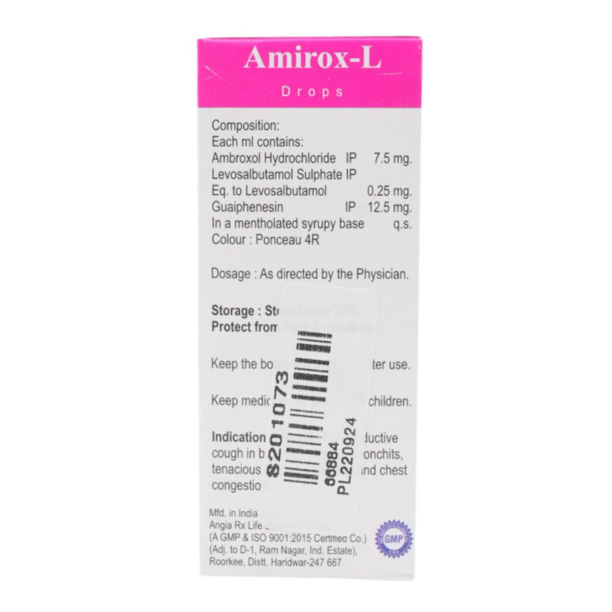 Amirox-L Orange Paed Oral Drops 30 ml Price, Uses, Side Effects ...