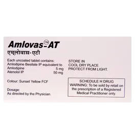 Amlovas AT Tablet | Uses, Side Effects, Price | Apollo Pharmacy