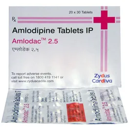 Amlodac 2.5 Tablet | Uses, Side Effects, Price | Apollo Pharmacy
