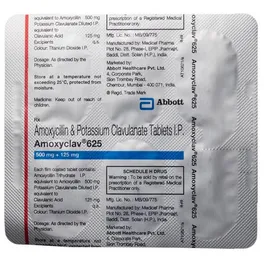 Amoxyclav 625 Tablet | Uses, Side Effects, Price | Apollo Pharmacy