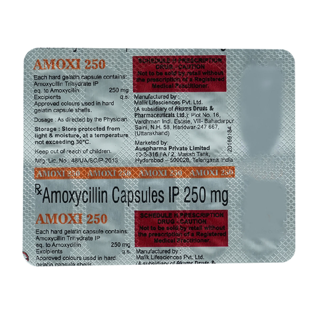 Amoxi 250 Capsule | Uses, Side Effects, Price | Apollo Pharmacy