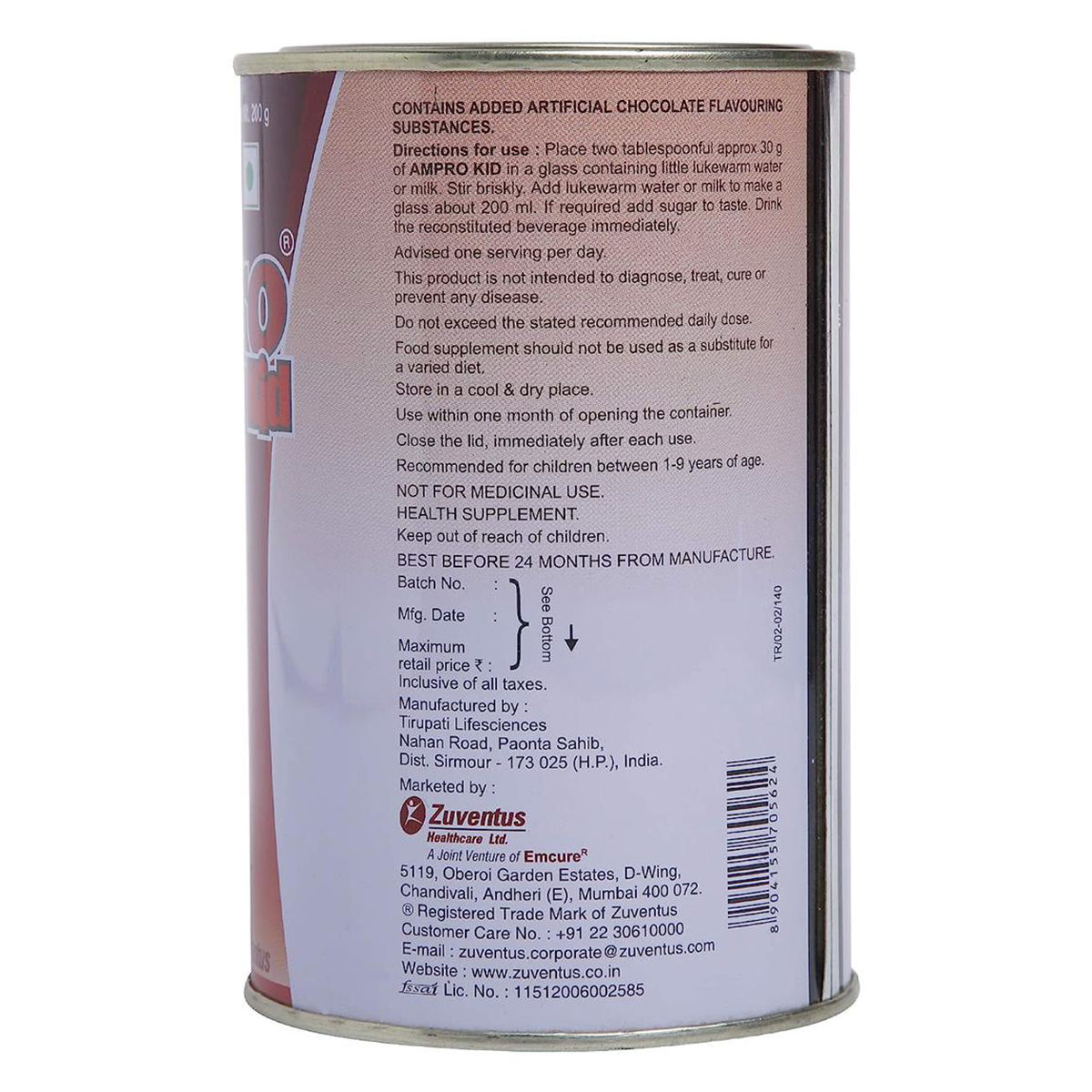 Ampro Kid Powder Price, Uses, Side Effects, Composition - Apollo Pharmacy